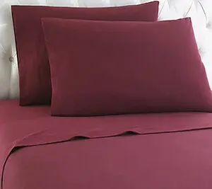 SHAVEL Micro Flannel Solid Color California King Sheet Set - One-color