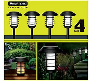 BELL & HOWELL Bell + Howell Solar Powered Pathway Lights With Remote Control