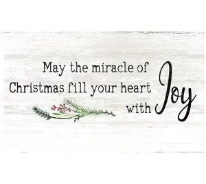 YOUNG'S INC. Christmas Miracle Wall Decor - One-color