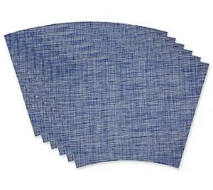 DESIGN IMPORTS Set Of 6 Tweed Placemats For Rou D Tables - One-color