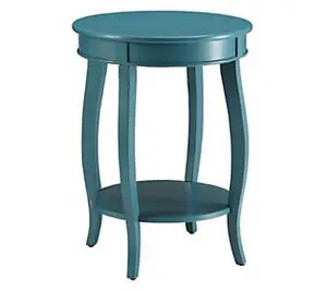 HOMEROOTS Round Wooden Side Table - One-color