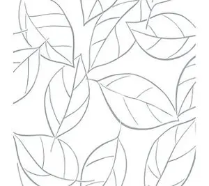 NEXTWALL Tossed Leaves Peel And Stick Wallpaper Roll - One-color