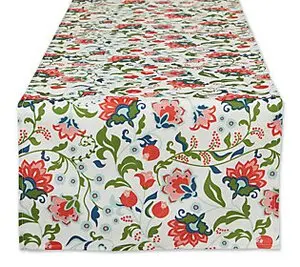 DESIGN IMPORTS 14' X 72' Garden Floral Outdoor Able Runner - One-color