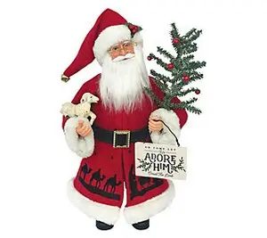 SANTA'S WORKSHOP 16' Let Us Adore Him Claus - One-color