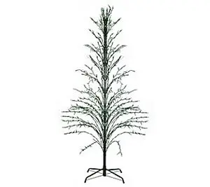 NORTHLIGHT Christmas Cascade Twig Tree Outdoor Coration - One-color