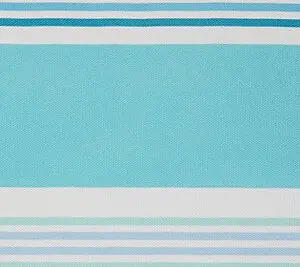 DESIGN IMPORTS 14' X 72' Beach Stripe Outdoor T Ble Runner