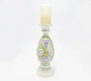 WILLOW MANOR 16' Easter Candle Holder With Candle - One-color