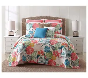 OCEANFRONT RESORT Coco Paradise Full/queen Quil T Set - One-color