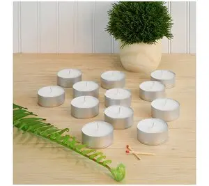 LUMABASE Extra Large Tea Light Candles- Set Of 12