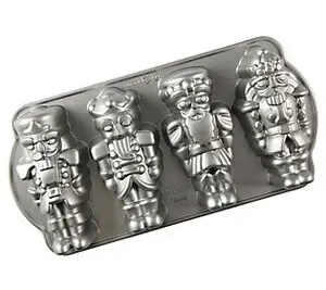NORDICWARE Nutcracker Cakelet Pan & Duster Set