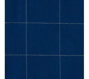 DESIGN IMPORTS 52' X 52' Blue Metallic Windowpa Ne Tablecloth