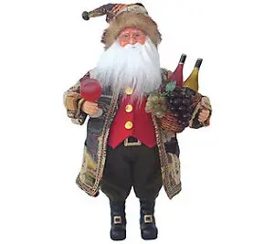 SANTA'S WORKSHOP 15' Wine Tasting Santa By - One-color