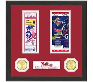 HIGHLAND MINT Philadelphia Phillies World Series Ticket Colle Ction - One-color