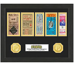 HIGHLAND MINT Pittsburgh Pirates World Series Ticket Collecti On - One-color
