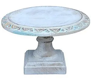 BARBARA KING Lachlan Wooden Footed Cake Stand - One-color
