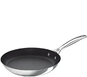 LE CREUSET Stainless Steel 10' Nonstick Frying An - Silver