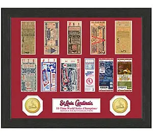 HIGHLAND MINT St. Louis Cardinals World Series Ticket Collect Ion - One-color
