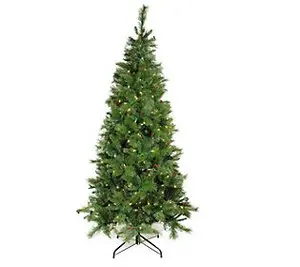 NORTHLIGHT 7' Slim Mount Beacon Pine Tree Mul I Led Lights - One-color