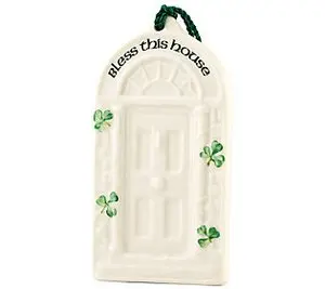 BELLEEK House Blessing Ornament - One-color