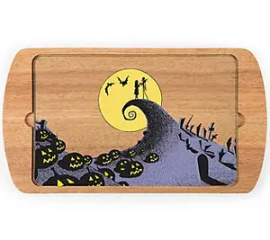 PICNIC TIME Jack And Sally Billboard Glass To P Serving Tray - One-color