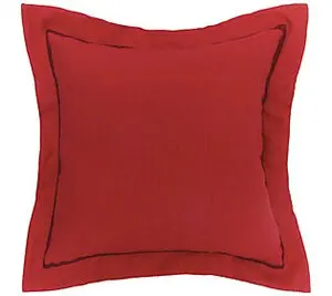 C&F HOME Scarlet Flange Pillow - One-color