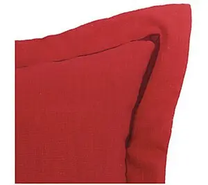 C&F HOME Scarlet Flange Pillow