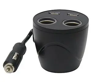 MOBILESPEC 12v Cup Holder Power Outlet
