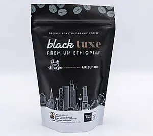 CHICAGO FRENCH PRESS Black Tuxe 8-oz Bag - One-color