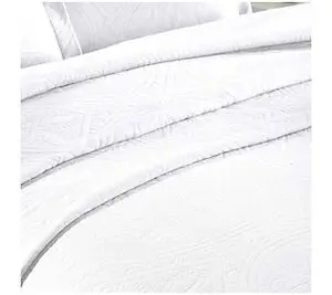 SUPERIOR 3-piece Jacquard Patterned Cotton King Bedspread Set