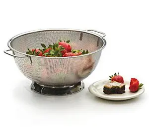 RSVP 5 Quart Precision Pierced Collander