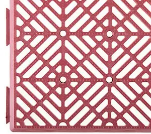 PURE GARDEN Interlocking Patio, Deck Or Garage Loor Tiles 6pc