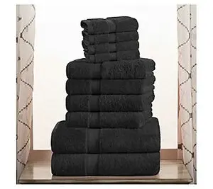 SUPERIOR Madison Egyptian Cotton Pile Plush 10- Piece Towel Set