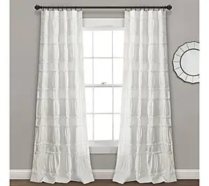 LUSH DECOR Nova Ruffle 42x95 Window Panel Pair Lush Dec Or - One-color