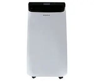 AMANA Portable Air Conditioner With Remote Cont Ol In Whi/blk - One-color