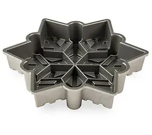 NORDICWARE Snowflake Cakelet Pan And Duster