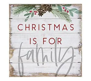 SINCERE SURROUNDINGS Christmas Is For Family Pallet Petite Sincer Surroundings - One-color
