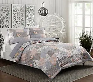 MODERN HEIRLOOM La Flor Full/queen Quilt Set