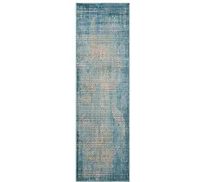 NOURISON HOME Karma Blue 2'2' X 7'6' Runner - One-color
