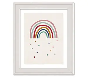 COURTSIDE MARKET Crying Rainbow 16' X 20' Frame D Art - One-color