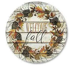 COURTSIDE MARKET Wellcome Fall 15' X 15' Circul Ar Panel - One-color