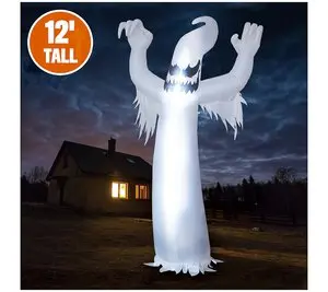 JOIEDOMI 12 Ft Evil Smile Ghost Inflatable