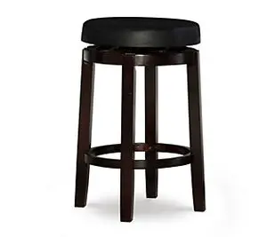 LINON Home Clea Round Backless Swivel Seat Coun Ter Stool - One-color