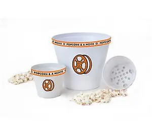 WABASH VALLEY FARMS Popcorn & A Movie 3 Piece B Owl Set - One-color