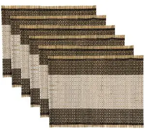 DESIGN IMPORTS Urban Oasis Reed Placemat Set Of 6 - One-color