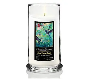 COURTSIDE MARKET Love Birds Status Candle Glass 18 Oz - One-color