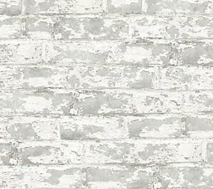 LILLIAN AUGUST Soho Brick Peel And Stick Wallpaper Roll - One-color