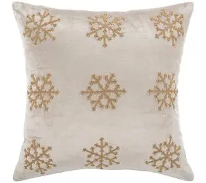 SAFAVIEH Sydnee Snowflake 1'8' X 1'8' Pillow - One-color