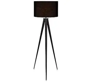 TEAMSON Romanza Tripod Floor Lamp With Bla Ck Shade - One-color