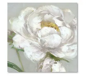 COURTSIDE MARKET Peony Detail I 16' X 16' Canva S Wall Art - One-color