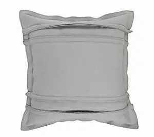 OX BAY TRADING CO. Ox Bay Solid Textured Straps Throw Pillow - One-color